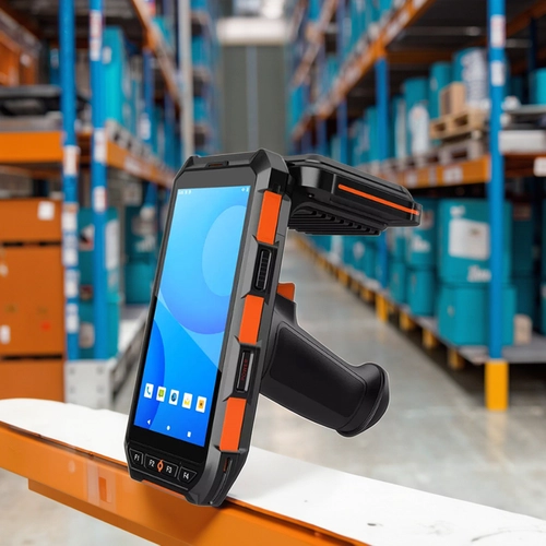 IP65 Rugged Android 13 Mobile Computer with 2D Barcode Scanner, Dual ...