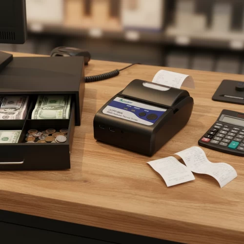 OCOM Brand Classic 58mm Mini Portable Bluetooth Thermal Printer for ...