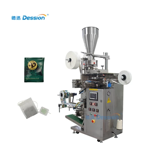 Small Automatic Inner and Outer Tea Bag Packing Machine for Green Tea ...