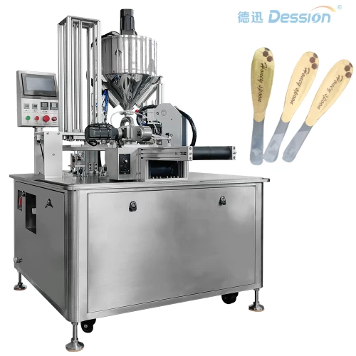 Honey filling production line Rotary spoon filling machine can be ...