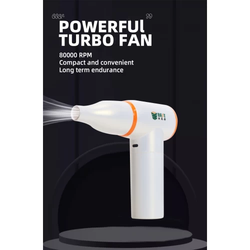 Powerfull Turbo Fan with 80000rpm High Speed Brushless Motor, Portable ...