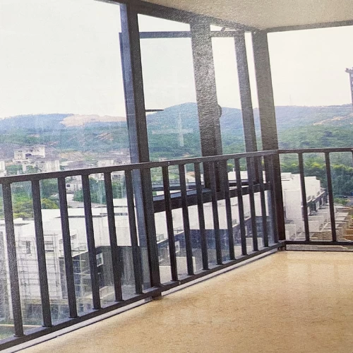 anti rust zinc steel balcony guardrail