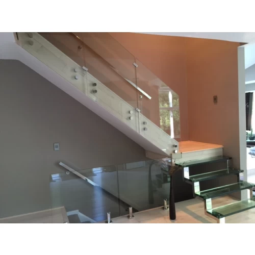 12mm tempered glass railing glass staircase