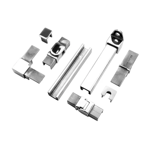 21x25mm stainless steel slotted handrail tubing and fittings