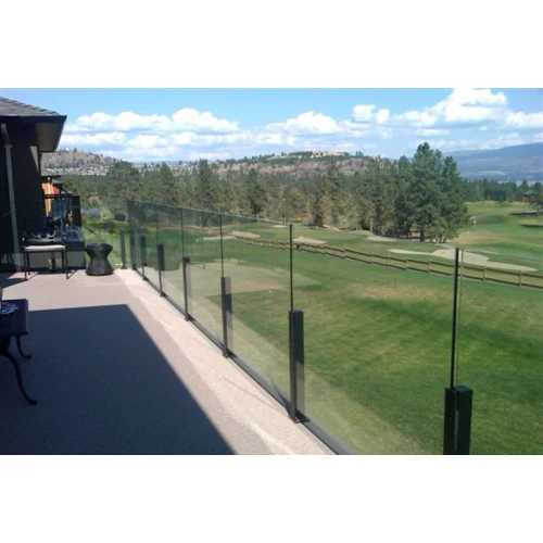 stainless steel short glass balustrade post