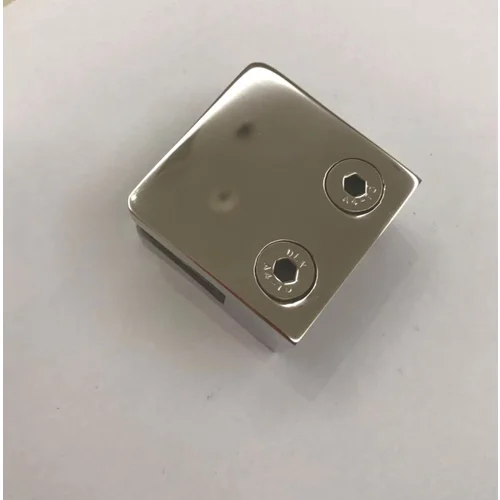 Fence Design Stainless Steel Square Shape Glass Handrail Clamp for 12mm ...