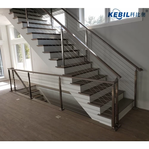 Indoor Modern Stairs Stainless Steel Wire Cable Railing Systems ...