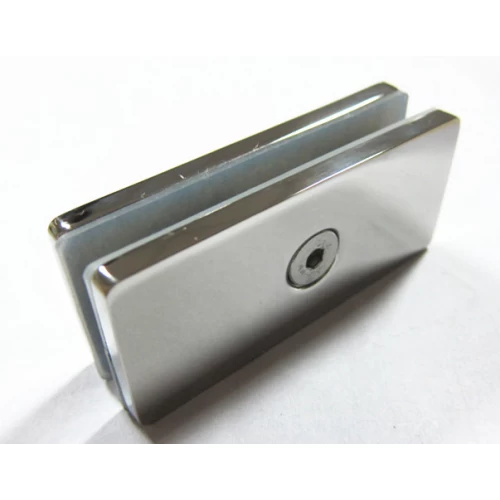 Square glass holding clamp 80x35mm for 8-12mm tempered glass railing