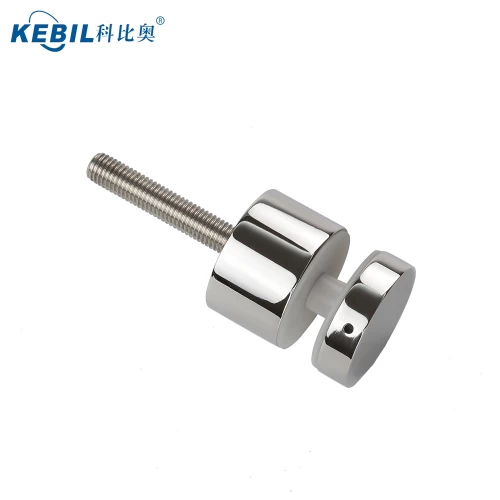 Stainless steel glass support pins for glass connection railing