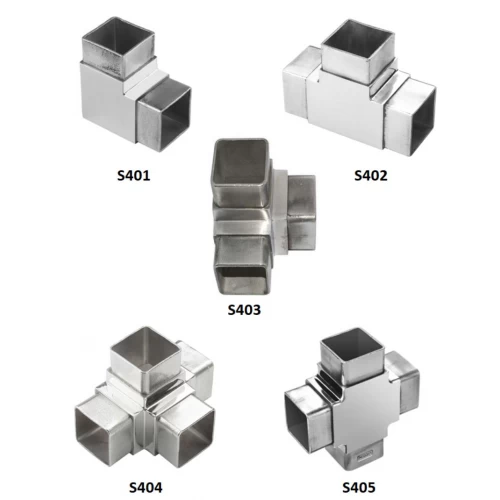 High Quality Stainless Steel Square Tube Connector