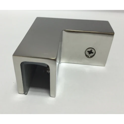 Stainless steel 316 corner clamp CB-90 for 90 degree corner glass design