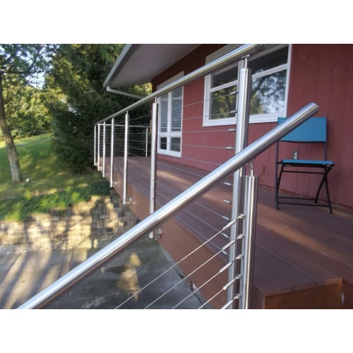 cable railing system stainless steel side mount railing post