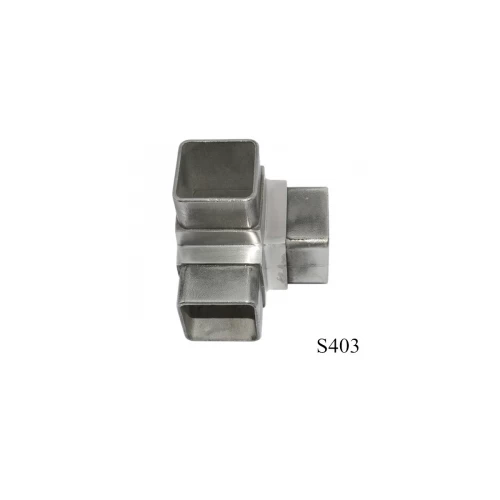 square tube connector,stainless steel 304 square pipe connector