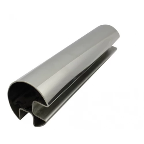 stainless steel mini top rail for glass handrail systems