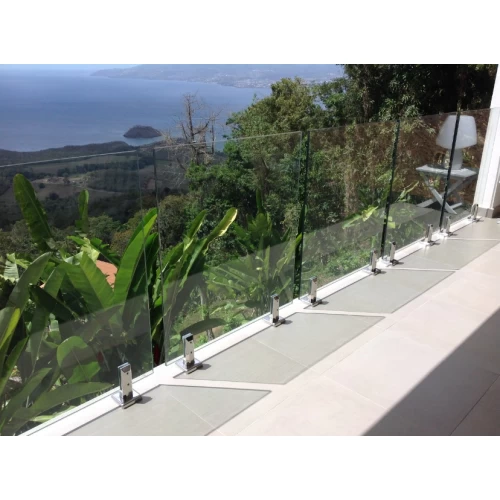 stainless steel spigot glass railing for pool