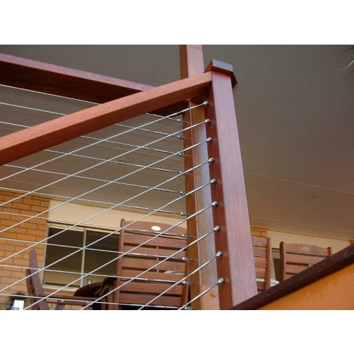 stainless steel balcony cable railing design