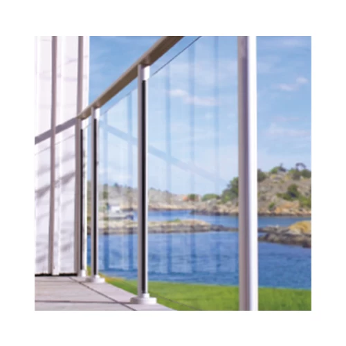 terrace aluminum post glass railing