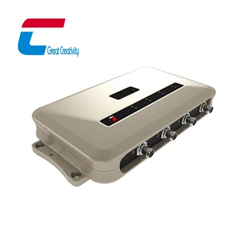 4 ports UHF RFID fixed reader long range