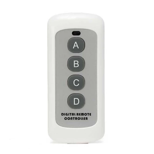433Mhz Remote Controller 4 Channels Wireless 433 Control ABCD 4 Buttons ...