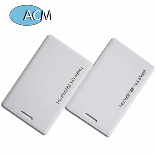 Proximity Blank IC MF Blank Cards 1.8mm Thickness 13.56Mhz RFID Thick ...