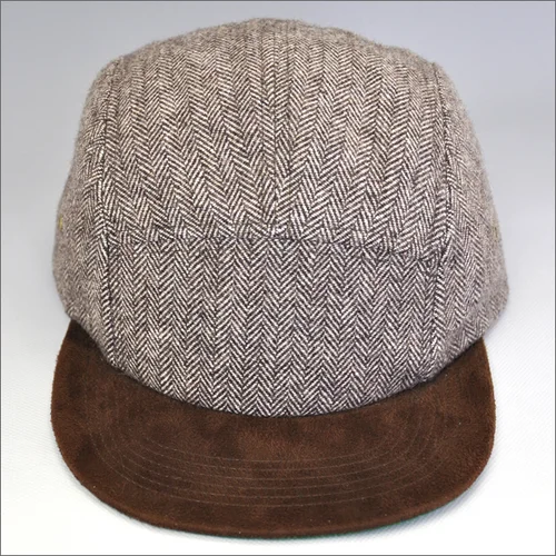 Custom 100% Wool Blank 5 Panel snapback