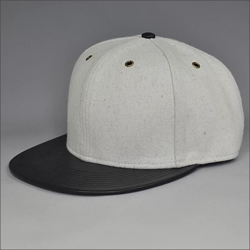 Custom genuine leather snapbacks