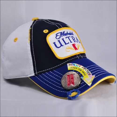 Custom splicing bottle open baseball caps