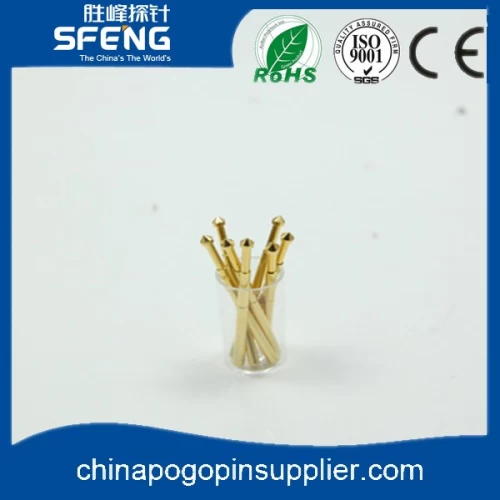 gold plated probe pogo pin,electronic probe pogo pin for PCB,spring ...