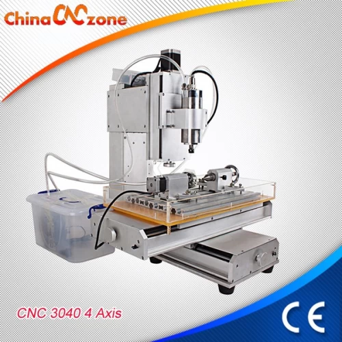 ChinaCNCZone HY-3040 Mini Hobby CNC Router 4 Axis for Sale with Cross ...