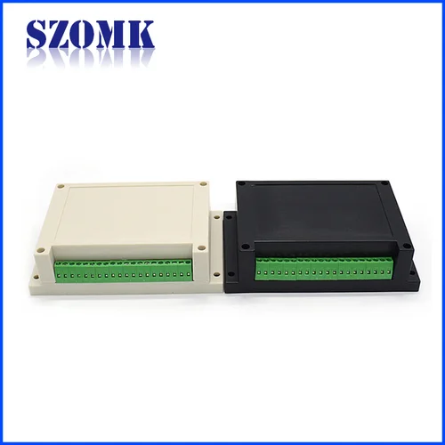 ABS plastic din rail casing szomk box housing with terminal block for ...