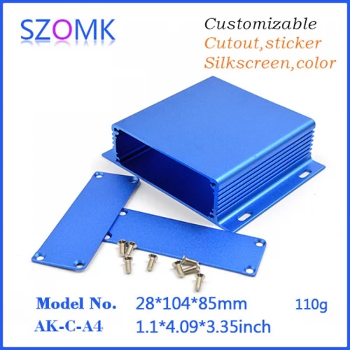 Custom Electrical Anodized PCB Enclosures Portable Aluminum Alloy ...
