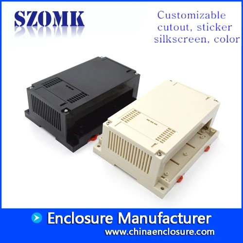 PLC 플라스틱 딘 레일 하우징 전기 프로젝트 박스