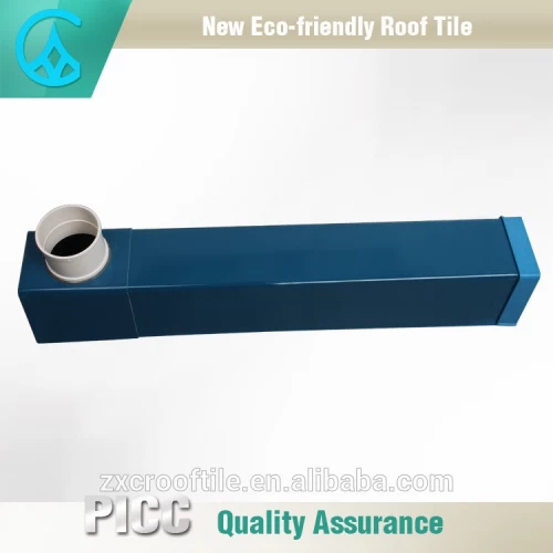 ZXC China supplier Corrosion Resistance 5mm 6mm Rain PVC Gutter