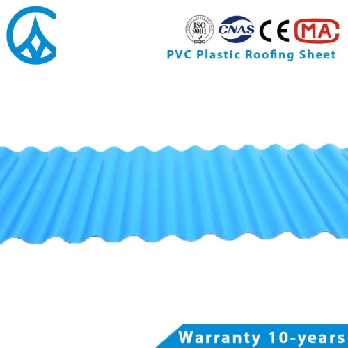 ZXC China supplier ,Waterproof corrugated, plastic PVC roofing sheet