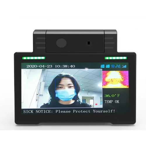 Intelligent monitoring and temperature measuring machine