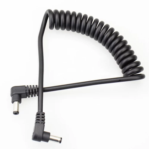 5521 DC Power right angle Plug Cable DC Connector 5521 5525 coil Cable