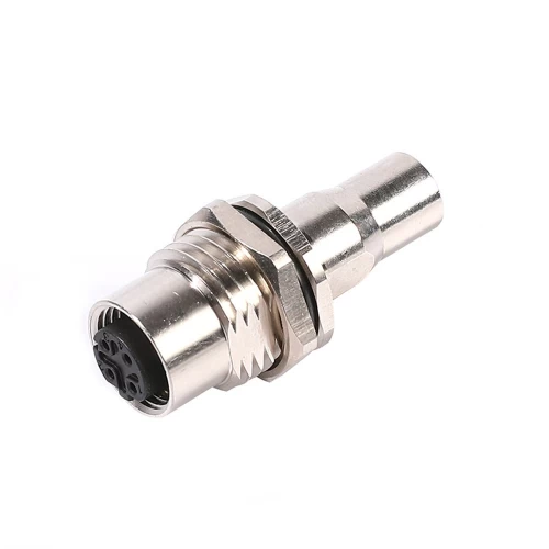 m12 panel mount receptacle China supplier,17-pin M12 cable panel mount ...