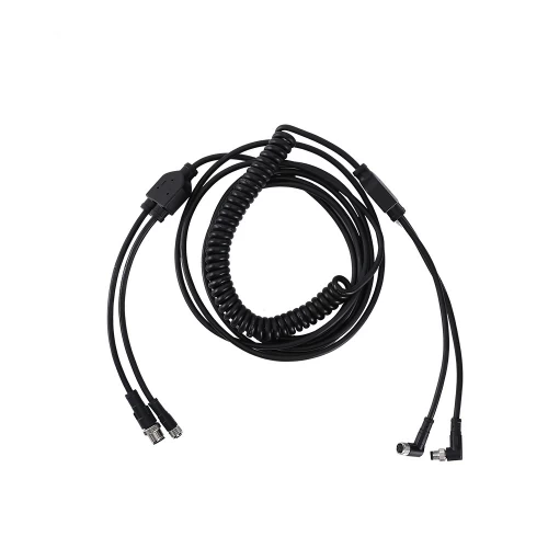 M8 splitter coiled cable China supplier,M12 coiled cable China ...