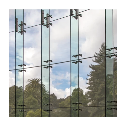 monolithic tempered glass fins, safety laminated glass fins, glass fin ...