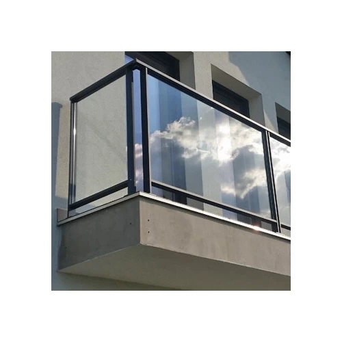Full solution of aluminum frame glass railing balustrade, glass balcony ...