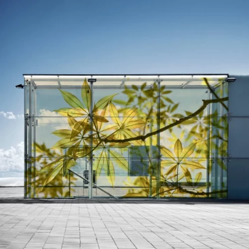 Best Digital Glass Printing Designs Glass Curtain Wall With Digital
