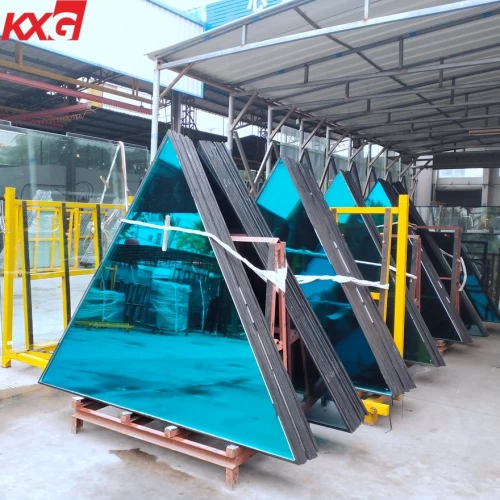 Building construction glass curtain wall heat reflective glass ...