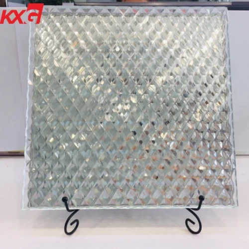 CE Certified Custom 44.3 Patterned Laminated Glass Mirrors Factory in China