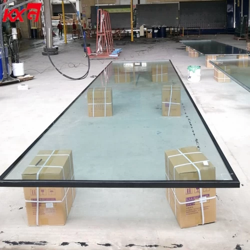 Custom jumbo size glass, single silver double silver low-E glass ...