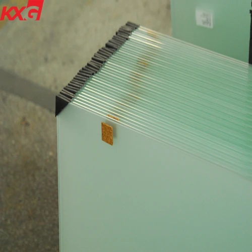 China acid etched safety tempered glass factory