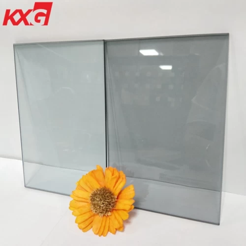 Furniture decorative glass 5mm 6mm dark gray black color tempered ...