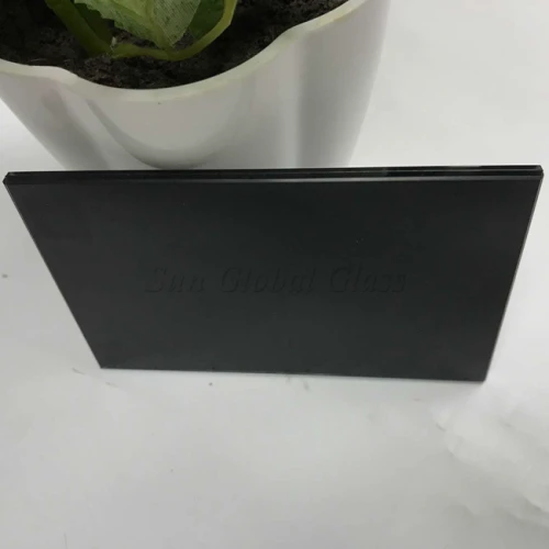 441dark gray laminated glass,8.38mm PVB film laminated glass,4+4 ...