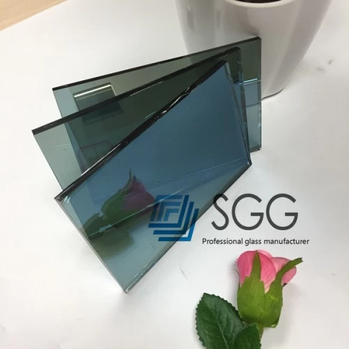 8mm light blue solar control glass manufacturer in China,8mm light blue ...