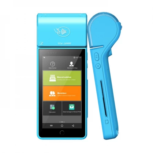 5.0” MTK8735V Quad Core 1280*720 Android 7.0 1D And 2D Scan POS Machine ...