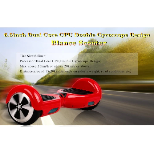 6.5inch Dual Core CPU Double Gyroscope New Design Balance Scooter From ...